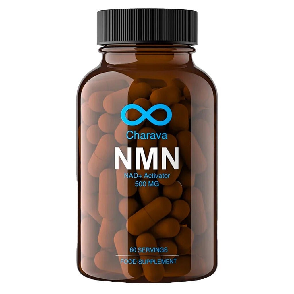 Charava NMN NAD+ Activator 500mg Capsules x60 | myAster UAE