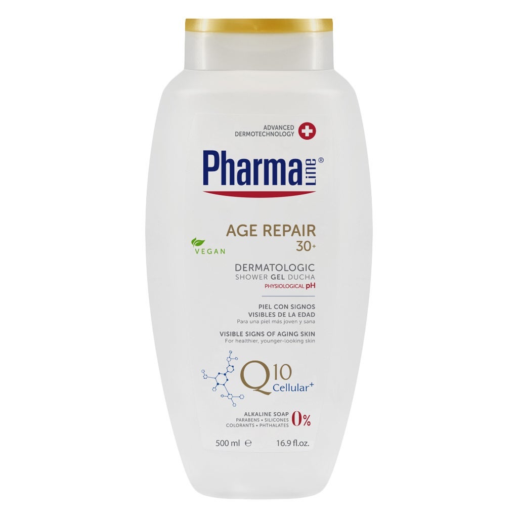 Pharmaline Age Repair With Q10 Cellular+ Dermatologic Shower Gel 500ml ...