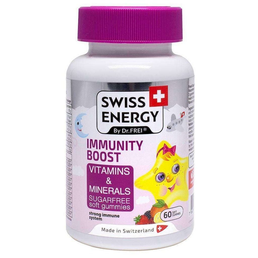 Swiss Energy Immunity Boost Vitamins & Minerals Kids Gummies, Pack of ...