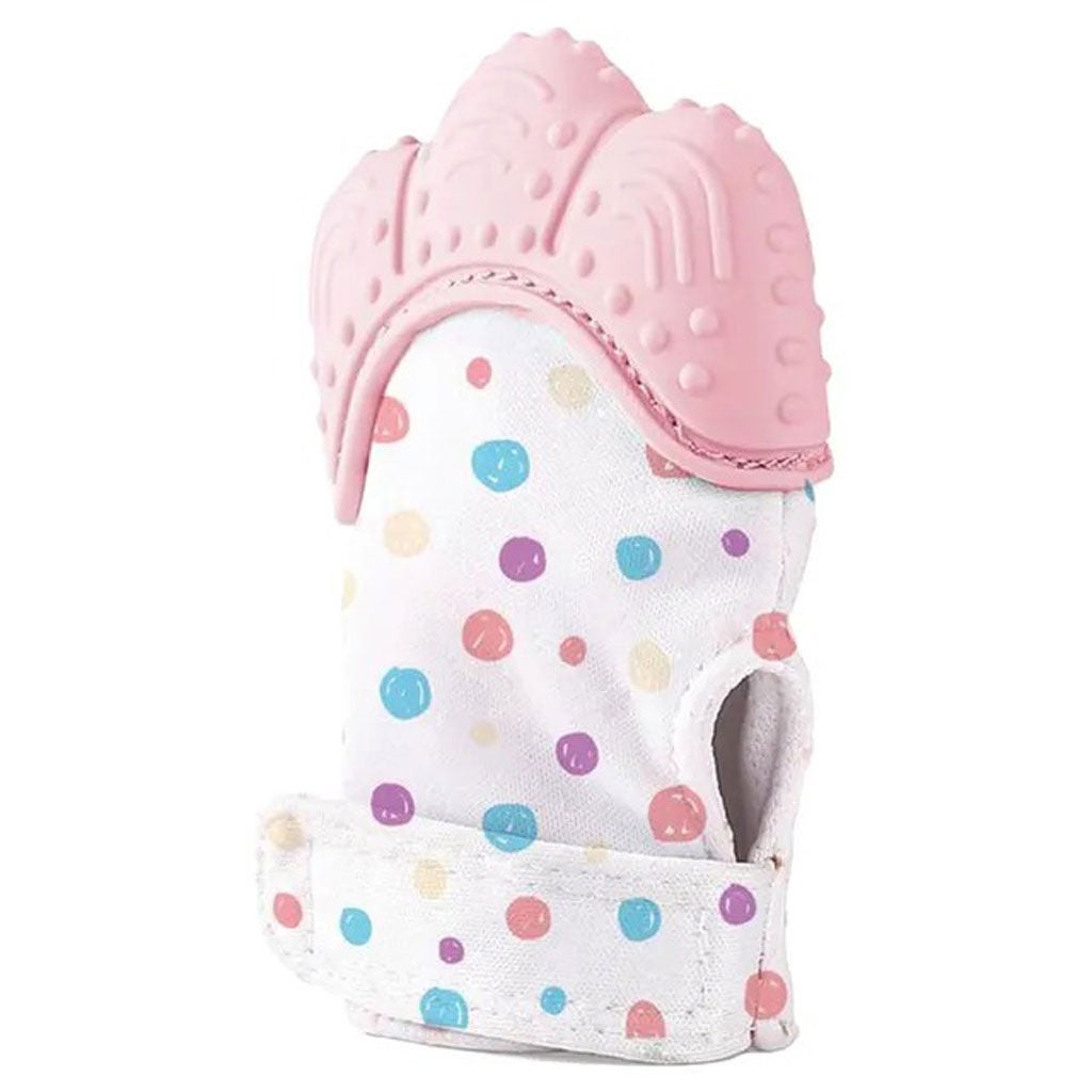 Babyjem Baby Tooth Scarifying Butterfly Gloves For 3+ Months - Pink ...