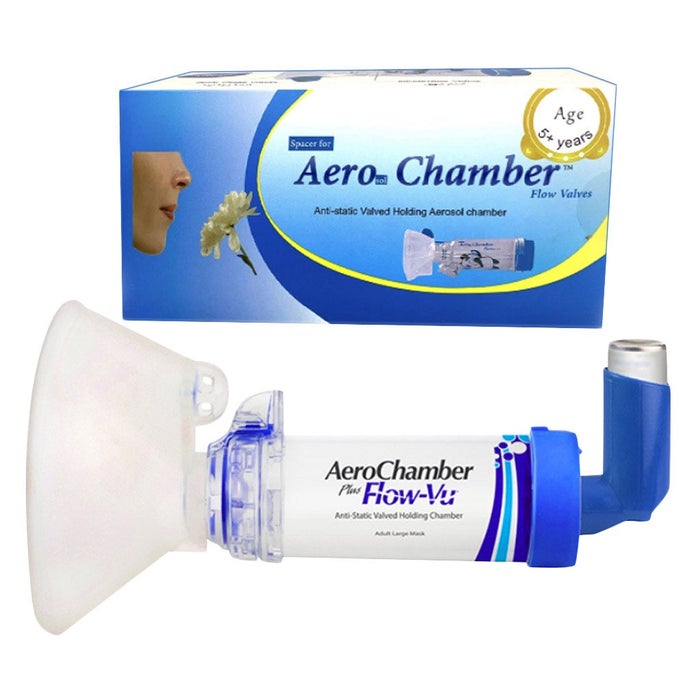 AeroChamber Plus Flow-Vu Anti-static Valved Holding Chamber with ...