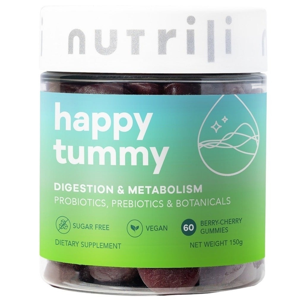 Nutrili Happy Tummy Adult Gummies For Digestion & Metabolism Support ...