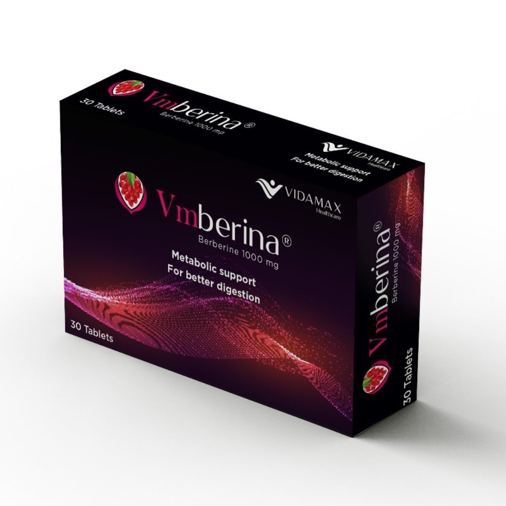 Vidamax Vmberina Berberine 1000mg Tablets, Pack of 30's - myAster
