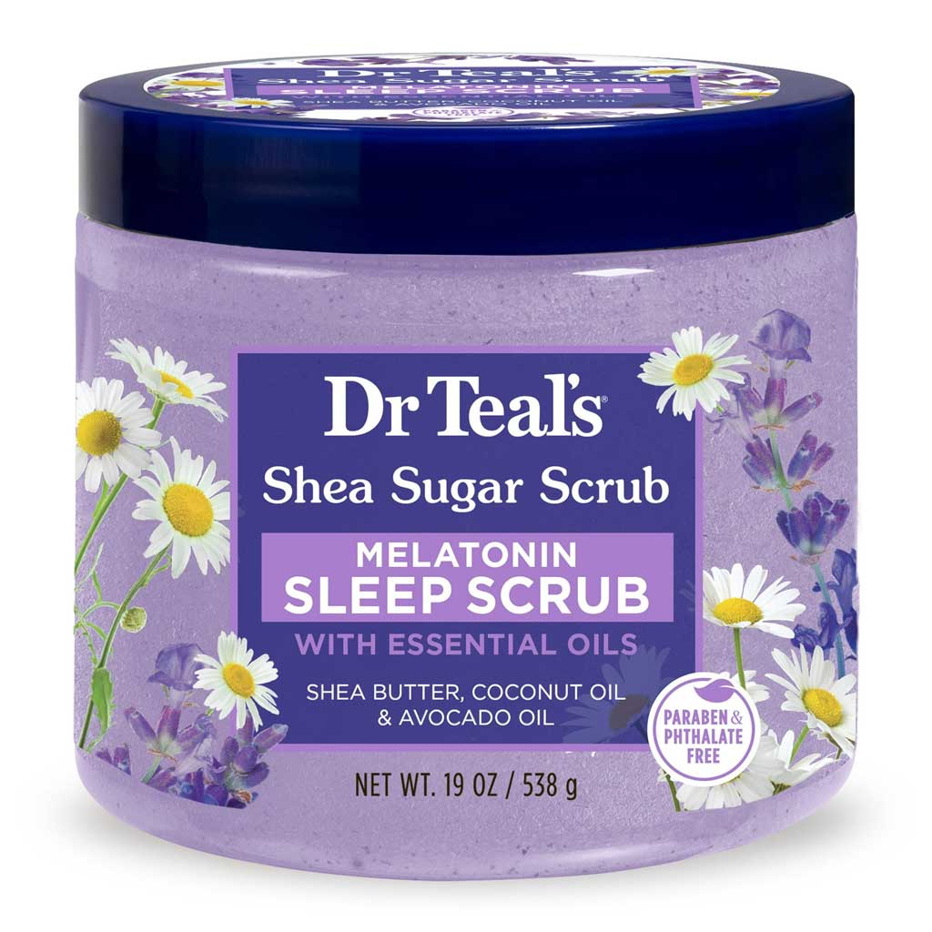 Dr Teal's Shea Sugar Melatonin Body Scrub 538g - myAster