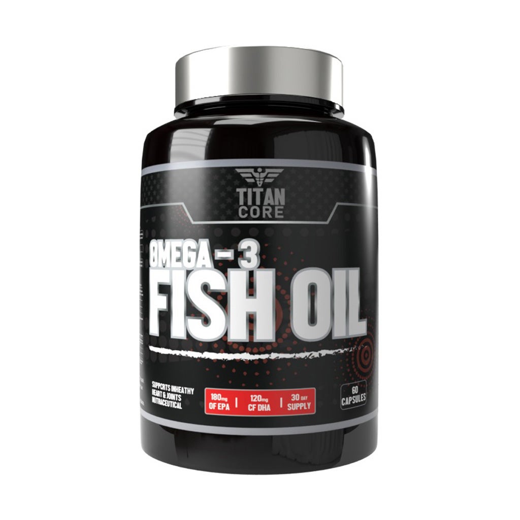 Titan Core Omega 3 Fish Oil Capsules, Pack of 60's - myAster