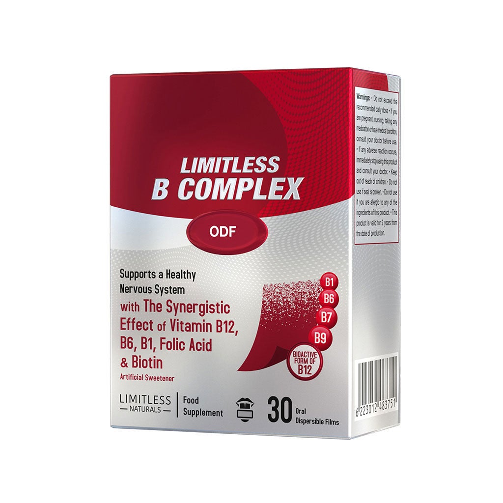 Eva Pharma Limitless B Complex Oral Dispersible Films, Pack of 30's ...